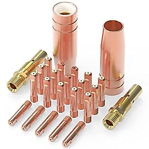 YESWELDER MIG Welding Gun Kit .035" Tip-Nozzle-Diffuser for Lincoln Magnum 100L and Tweco Mini/#1 (.035" Accessory Kit)