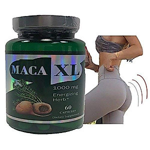Maca Capsules Original Pill Shape Buttocks Bigger Butt Booty Shaper Super MACAXL Get a Bigger Booty