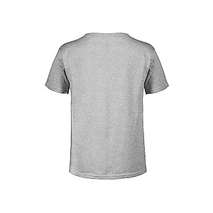 Disney Boy's Classic Vintage Mickey T-Shirt, Athletic Heather, Large