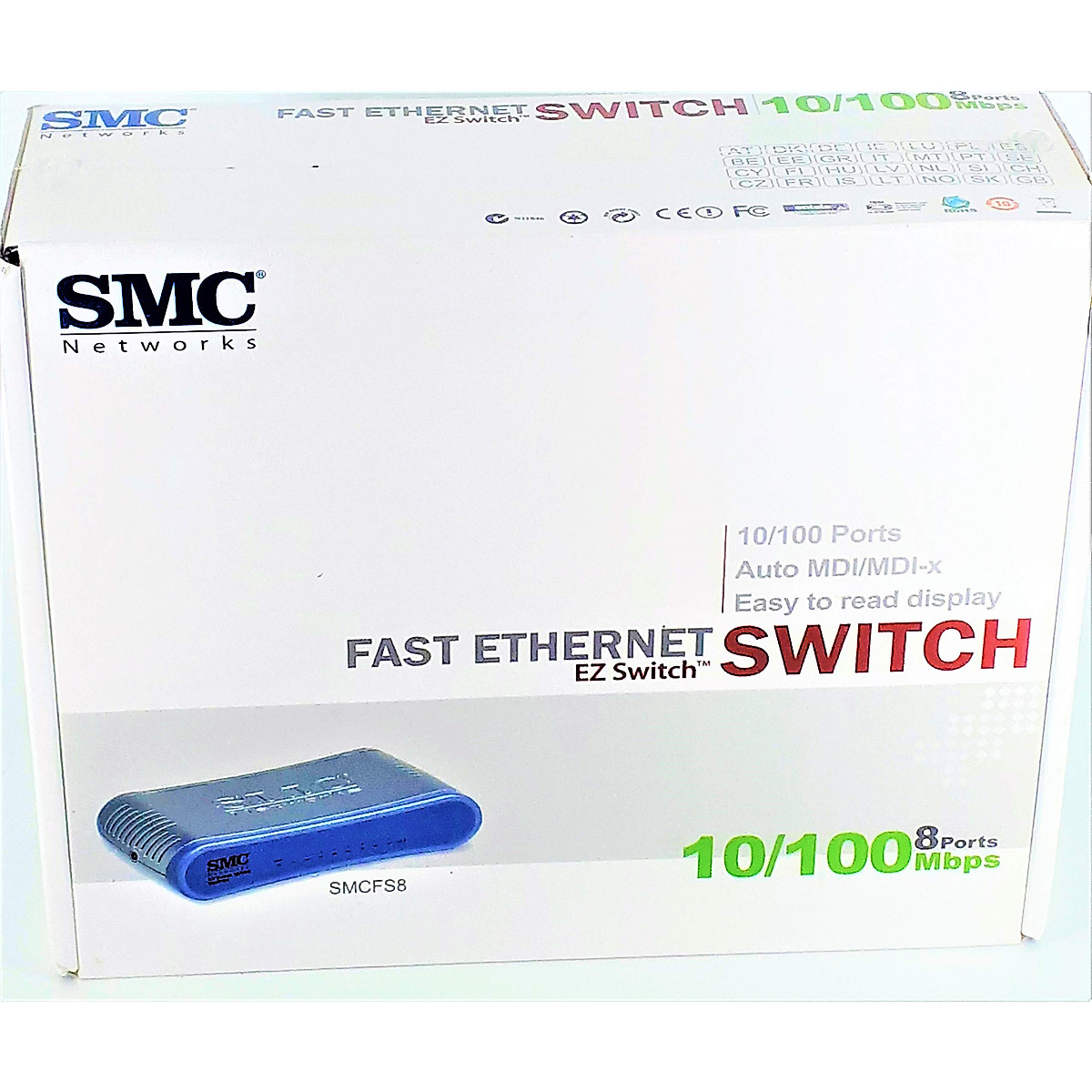 SMC Networks SMCFS8 10/100Mbps Unmanaged 8-Port Compact Switches
