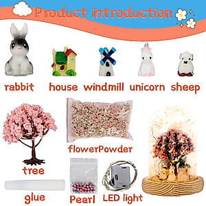 IEKEODI Make Your Own Magic Night Light, DIY Night Light Kit for Girls,Arts and Crafts Nightlight Project Novelty for Girls Ages 6-8