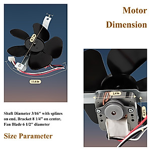 S97012248 Range Hood Fan Motor by PANDEELS, Compatible with Broan-NuTone and Ken-More Stove Fan - Replaces BP17 97012248 AP4527731 99080492 1172615 97005161 99080363 99080410 99080533