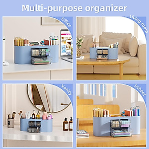 Magnetic File Holder, 4 Compartments Magnetic Paper Holder with Strong Magnetic Back, Magnetic Mail Organizer for Bill, Documents, Coupons, Mails, etc.