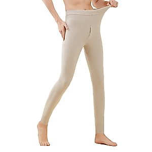 HNVAVQ Warm Thermal Pant Mens Thermal Trouser Underwear Winter Base Layer Bottom 97.2% Cashmere
