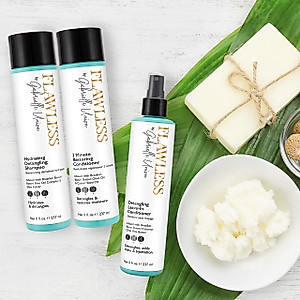 Flawless by Gabrielle Union Detangling Leave-in Conditioner Spray with Shea Butter, Brazilian Bacuri Butter, 8 Oz