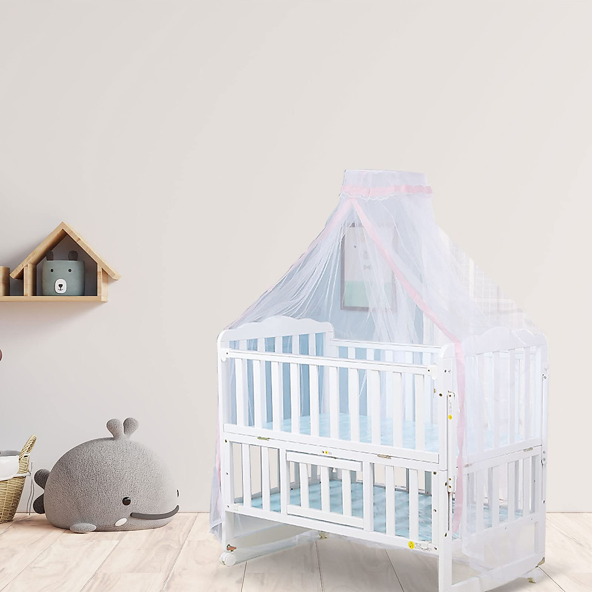 SH-RuiDu 1PC Crib Dome Net Baby Child Mosquito Net Newborn Foldable Mosquito Mesh Net