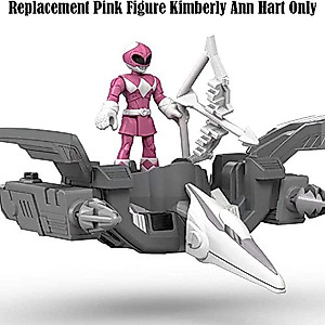 Replacement Figure for Imaginext Power Rangers Playset DFX60 - Pink Ranger and Pterodactyl Zord ~ Replacement Pink Figure Kimberly Ann Hart