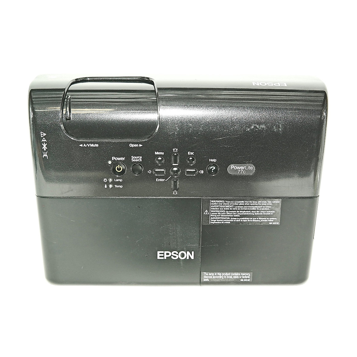 Epson PowerLite 77c Business Projector (XGA Resolution 1024x768) (V11H254220)