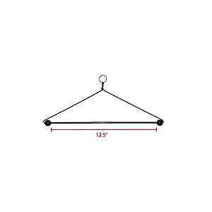 In the Breeze Garden Flag Accessory - Attached Ring for Easy Hanging - Holds up to 12.5 Inch Flags, black,4919