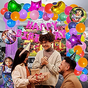 Encanto Birthday Party Supplies - Balloons, 116Pcs Birthday Decorations Include Mirabel Foil Balloons, Encanto Party Decorations, Party Supplies, Happy Birthday Balloon, Encanto Balloons For Party