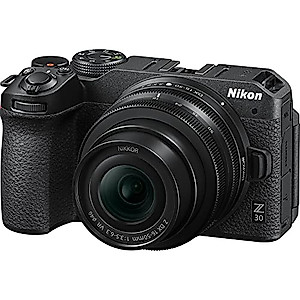 Nikon Z30 Mirrorless Digital Camera with 16-50mm Lens (1749) INTL Model with 64GB Extreme PRO Card + EN-EL25 Extra Battery + Photo Editing Software + Camera Bag + Cleaning Kit + More (Renewed)