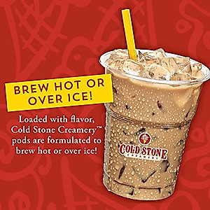 Cold Stone Beverages Creamery Ice Cream Flavored Coffee Pods, Assorted Variety Pack, Compatible with Keurig K Cup Brewers, 40 Count