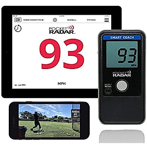 Pocket Radar - Smart Coach Radar & Universal Tripod Mount Bundle