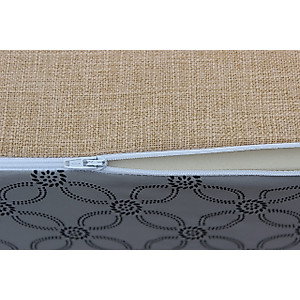 Kiyeocca Custom Indoor Bench Cushion for Furniture, Bay Seat Window Pad, Mudroom Bench Cushions, Window Box Cushion Replacement, Piano Bench Seating Cushion, 16x70 in