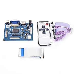LCD Driver Board, Universal 40 Pins 9V-24V HDMI VGA 2AV Input LCD Controller Board, for AT070TN92 LED Panel AT065TN14