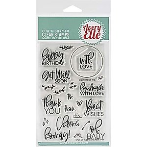 Avery Elle Clear Set, Everyday Circle Tags