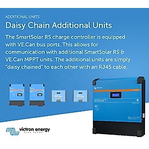 Victron Energy SmartSolar MPPT RS 450V DC 200 amp 48-Volt Tr Solar Charge Controller (Bluetooth)