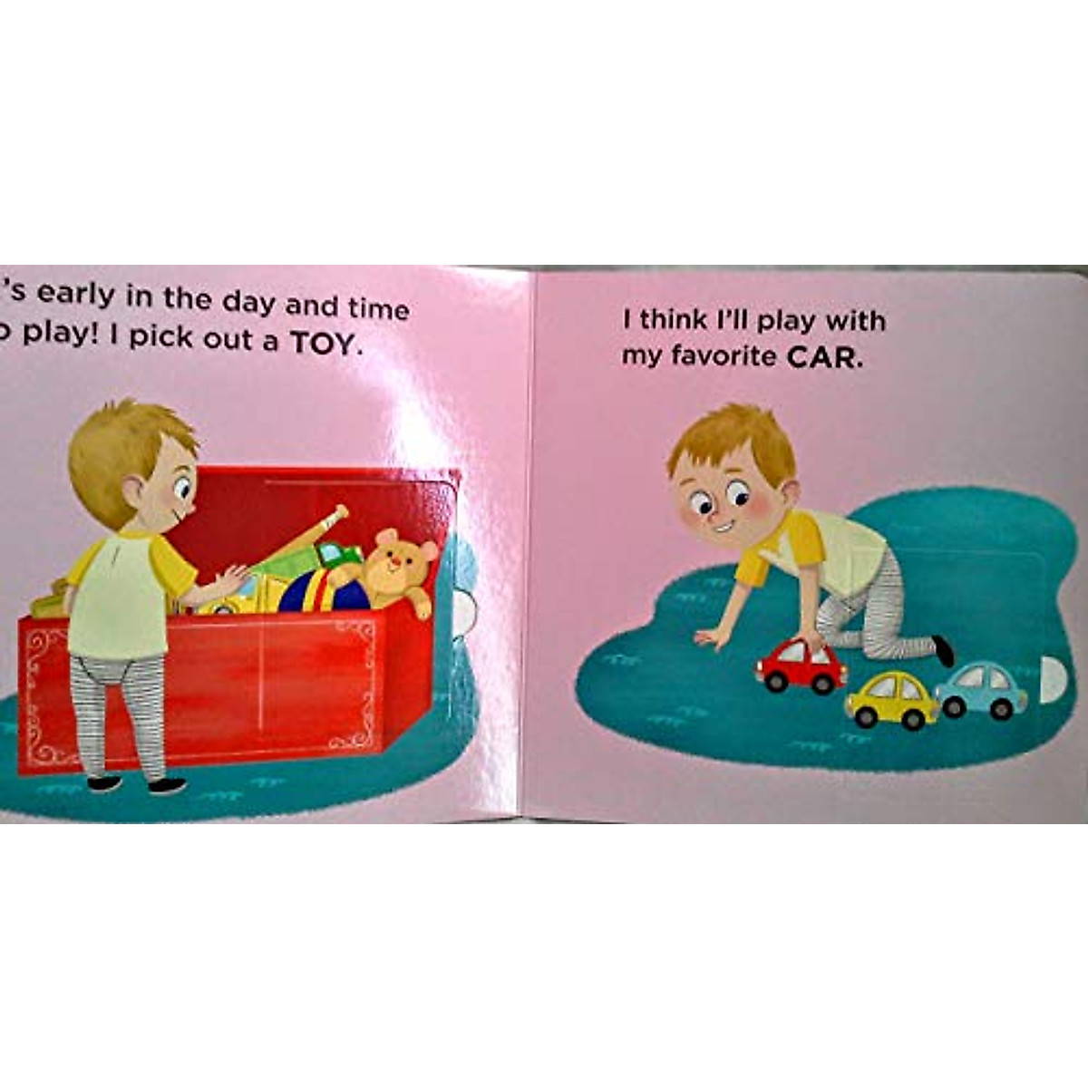 Interactive Lift-A-Flap Sign Language Book Set for Kids: Bathtime, Bedtime, Mealtime & Playtime; Learn to Sign Board Book (Set of 4 Books)