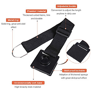 ROSENICE Cello Endpin Anchor Cello Antiskid Device Non-slip Endpin Stopper Holder Stand