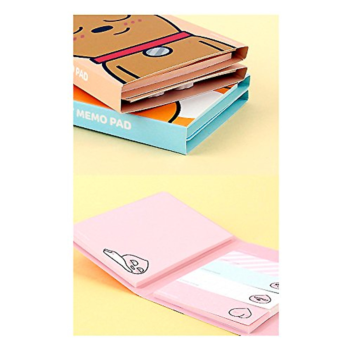 KAKAO FRIENDS 4 Sticky Memo Pad - Ryan Sticky Memo Pad