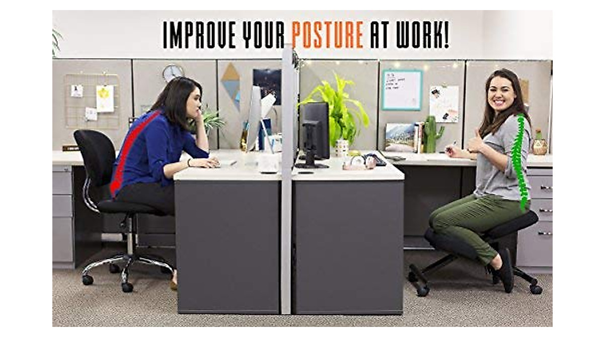Posture Pro Ergonomic Kneeling Chair for Comfort & Support