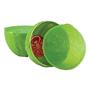 Hutzler Salad Keeper + Onion Saver + Tomato Saver + Recipe Card,Keeps Lettuce & Vegetables Fresh Longer, Travel Bowl with Lid
