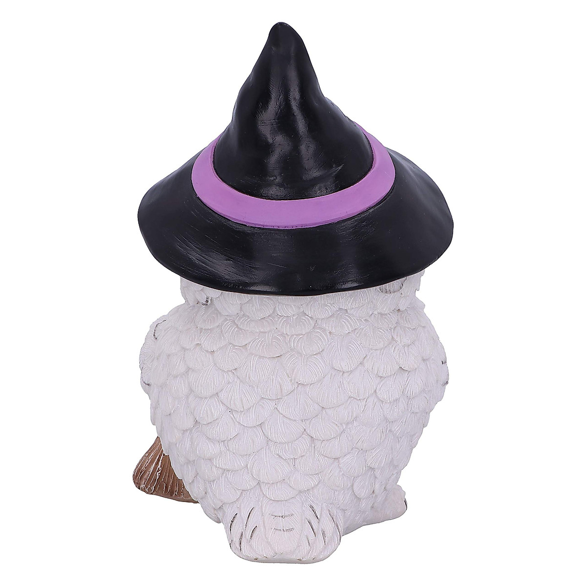 Nemesis Now Snowy Magic Witch Owl Familiar Figurine, 18cm, White