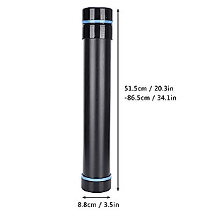AMONIDA Poster Tube, Extendable Storage Tube, Extra Thick Collection Painting Waterproof Poster Storage Tube for Documents Fishing Rods Large Photo Prints