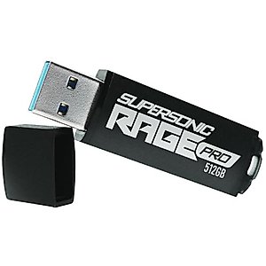 Patriot Memory Supersonic Rage Pro 128GB USB 3.2 Gen 1 High-Performance Flash Drive