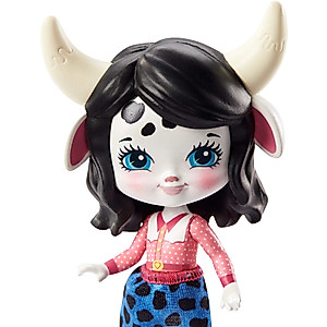 Enchantimals Secret Besties Farmhouse Playset with Small Doll House, Cambrie Cow Doll (3.5-inch), 5 Nesting Animal Figures & Accessory, Harvest Hills Toy Collection