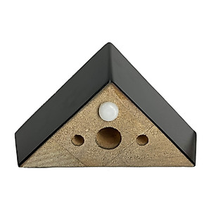 ComfortStyle Furniture Legs, Chair Couch Feet Replacement, Set of 4 Wood Sofa Corner Feet, 2-1/2" Tall by 5" Wide Triangle, Parent (Dark Espresso)