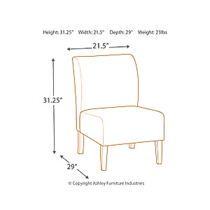 Signature Design by Ashley Triptis Abstract Print Contemporary Accent Chair, Green, Blue & White
