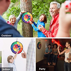 Fundia Kids Games 14.2 inch Dart Board Set with 10 Sticky Balls, Safe Indoor Outdoor Games for Kids, Toys for 3 4 5 6 7 8 9 10 Year Old Boys Girls Teen Gifts Christmas Birthday Gifts for Boys Girls