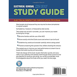 Electrical General Study Guide, NEC-2017: Electrical Exam Preparation Guide