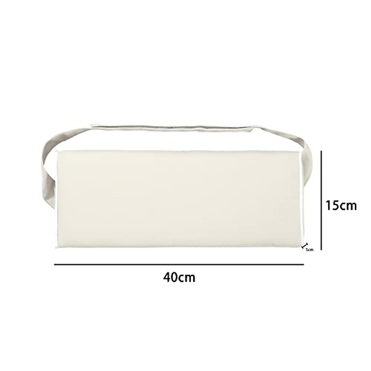 Enipate Outdoor Chaise Lounge Head Pillow, Pack of 2 Water Resistant Headrest Pillows with Elastic Band for Pool Patio Chairs