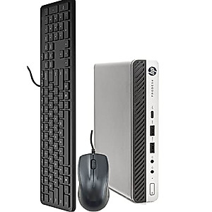 HP ProDesk 600 G4 Mini Business Desktop, Intel Core i5-8500T Processor, 16GB RAM, 1TB M.2 NVMe SSD, Windows 10 Pro
