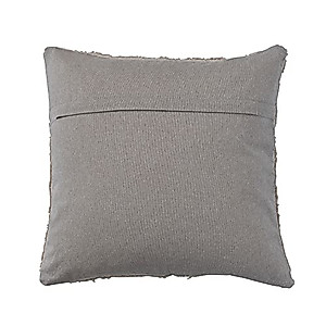 Creative Co-Op Cotton Tufted Throw, Ivory Pillow