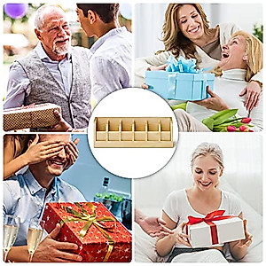 MinBoo Bamboo Belt Organizer Box,6 Grids Belt Rack, Belt Organizer for Closet and Drawer, Belt Storage Organizer and Displayer, Belt Organizer for Men Women (Natural Bamboo)