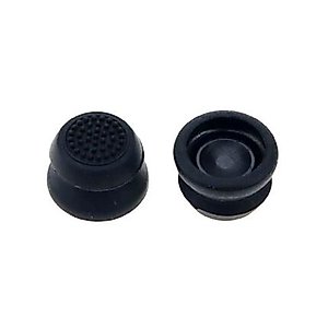 2PCS Silicone High Analog Joystick Extender Cap for PS4 Pro Slim PS3 Xbox 360 Xbox One Controller Gamepad Replacement (Black)