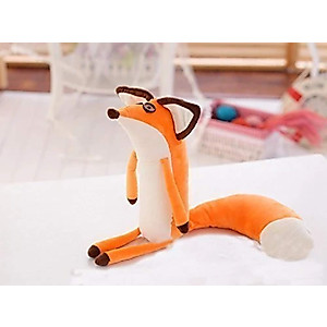 The Little Fox Le Petit Fox Plush Doll Puppet Toy, Fox Throw Pillow Orange Fox Cartoon Sleeping Stuffed Toy for Prince Christmas/Birthday/Party