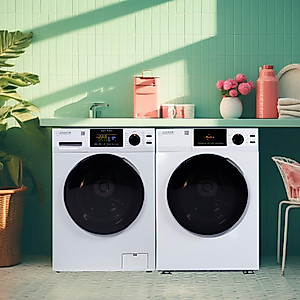 Equator Deluxe Laundry Set Washer 1.9cf 110V +Vented Dryer 220V (Side by Side)