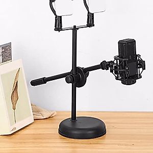 ERINGOGO 6 pcs camera desk mount wireless mic holder Multifunctional Buckles tabletop mic stand Mic Arm Clamps boom arm Photography Mic Stand Accessories sax mic clip Telephone tripod abs