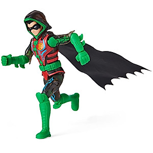 DC Comics Batman 4-inch Bat-Tech Batman and Robin Action Figures with 6 Mystery Accessories, for Kids Aged 3 and up, Amazon Exclusive