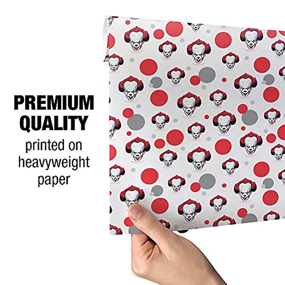 GRAPHICS & MORE IT Pennywise Come Home Gift Wrap Wrapping Paper Roll
