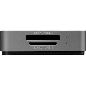OWC Atlas Dual CFexpress Type B & SDXC UHS-II Card Reader - Bus Powered by USB-C - Compatible with Mac/Windows/iPad/Chrome OS