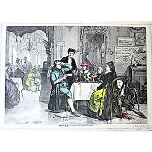 Antique Steel Engraving: Debating the Bill