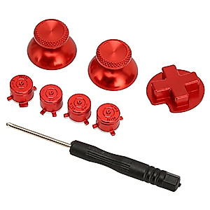 Game Controller Button Gamepad Metal Button Aluminum Alloy D Pad ABXY Fabric