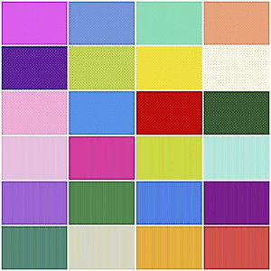 Free Spirit Fabrics True Colors by Tula Pink Tiny Coordinates 5 Charms