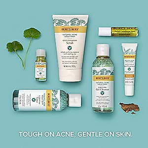 Burt's Bees Natural Acne Solutions Purifying Gel Cleanser, Face Wash for Oily Skin, 5 Oz (Package May Vary)