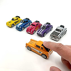 Spin 'n Rip Racers | 6 Racer Toy Car Sets | Fun Race Sets | Cars & Finish Gate with Flags | Patented Spin 'n Rip Wheel Will Send The car zooming at Insane speeds.